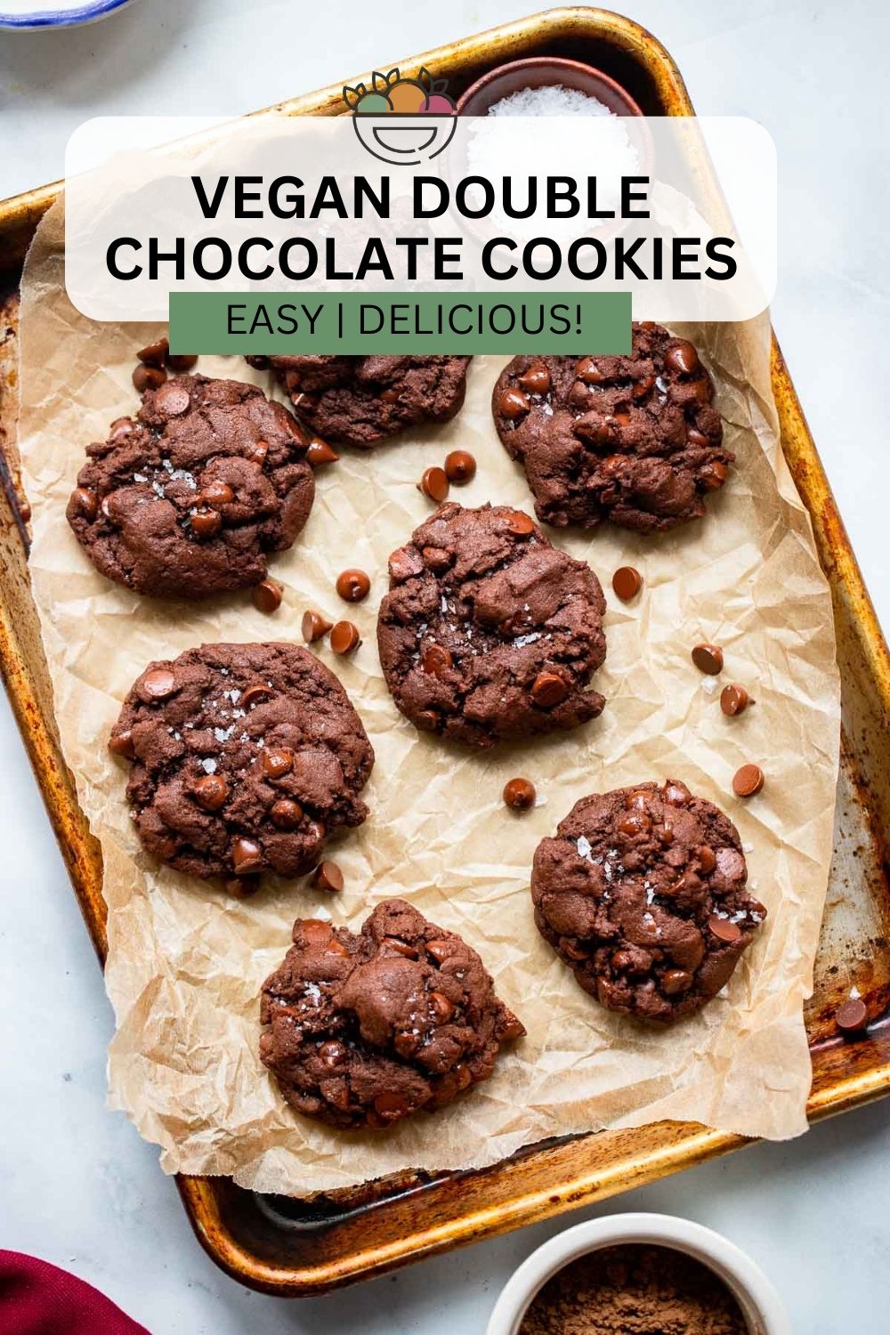 Vegan Chocolate Cookies | Dietitian Debbie Dishes