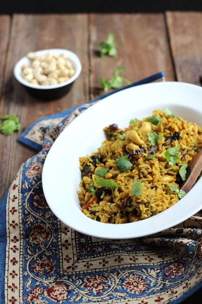 Curry Spiced Brown Rice | Dietitian Debbie Dishes