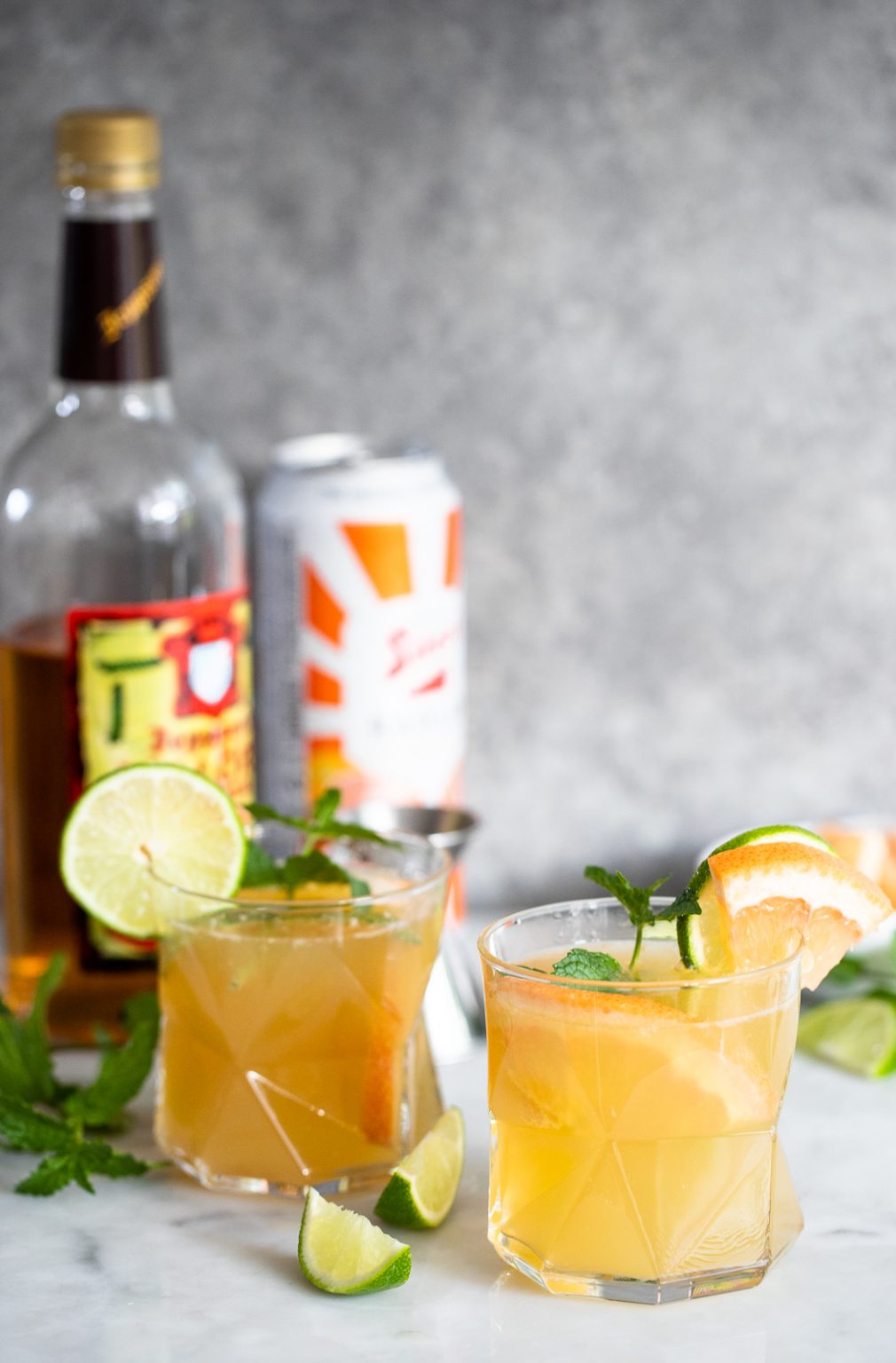 Malort Grapefruit Cocktail | Dietitian Debbie Dishes
