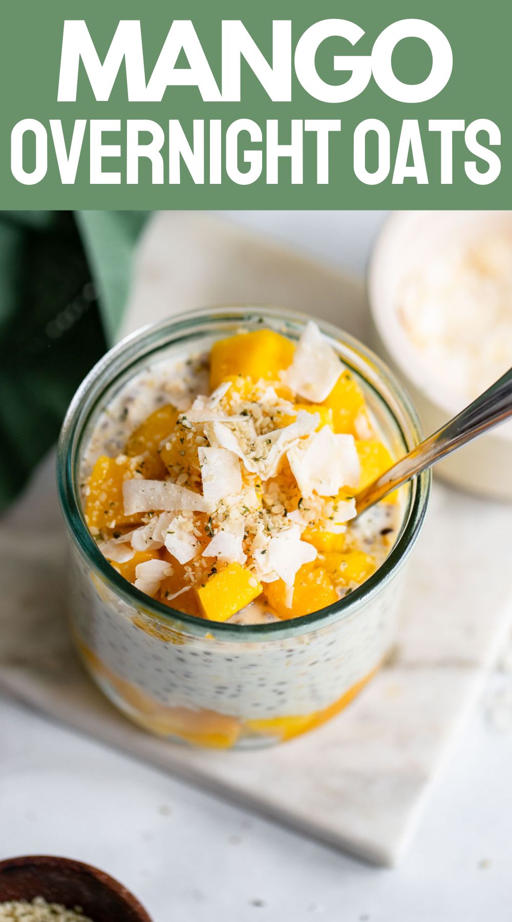 Mango Overnight Oats | Dietitian Debbie Dishes