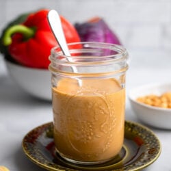 Peanut Butter Stir Fry Sauce | Dietitian Debbie Dishes